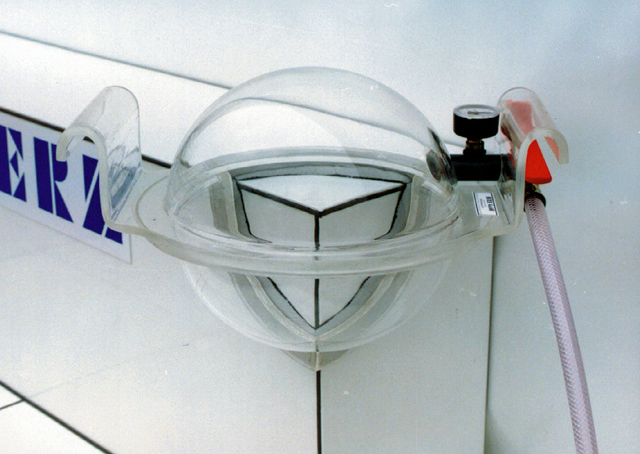 BAK vacuum testing dome – Polyweld Machinery Pty Ltd